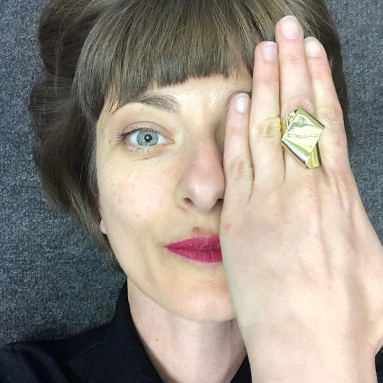 Z Ring – Bold Sculptural Statement – Oblik Atelier